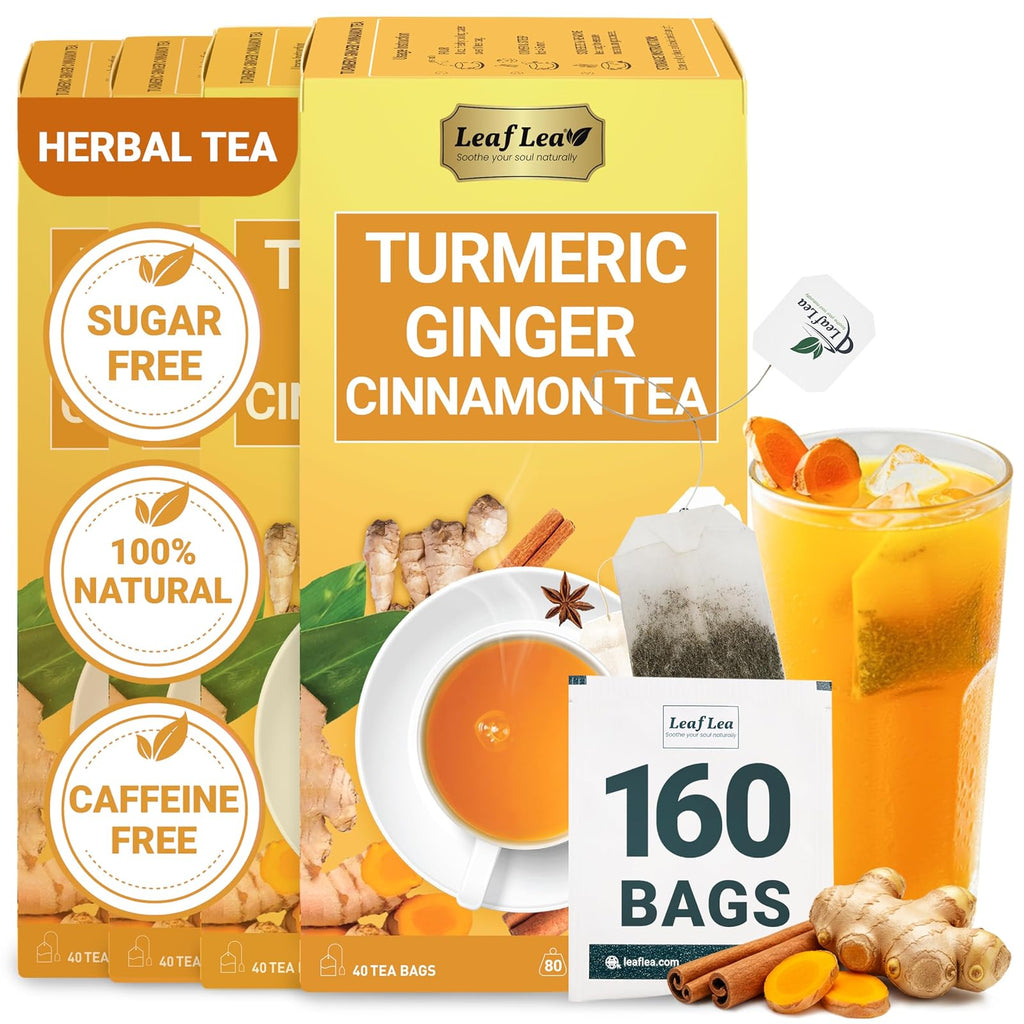 LeafLea turmeric tea with ginger