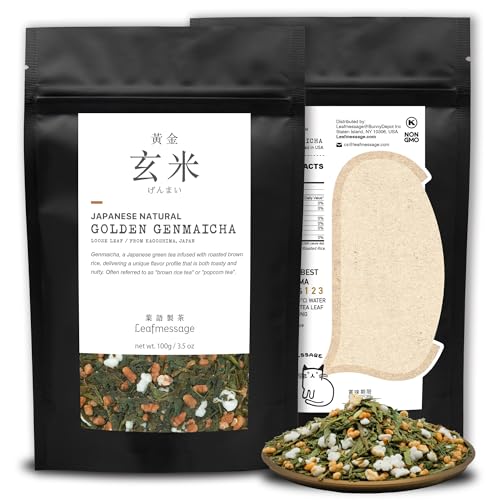 Leafmessage Golden Genmaicha Tea benefits