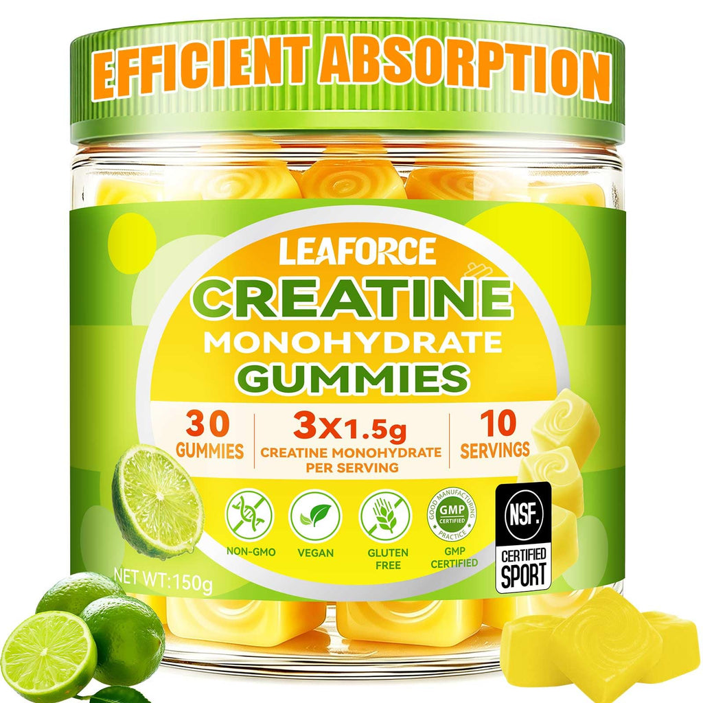 LEAFORCE creatine gummies for energy