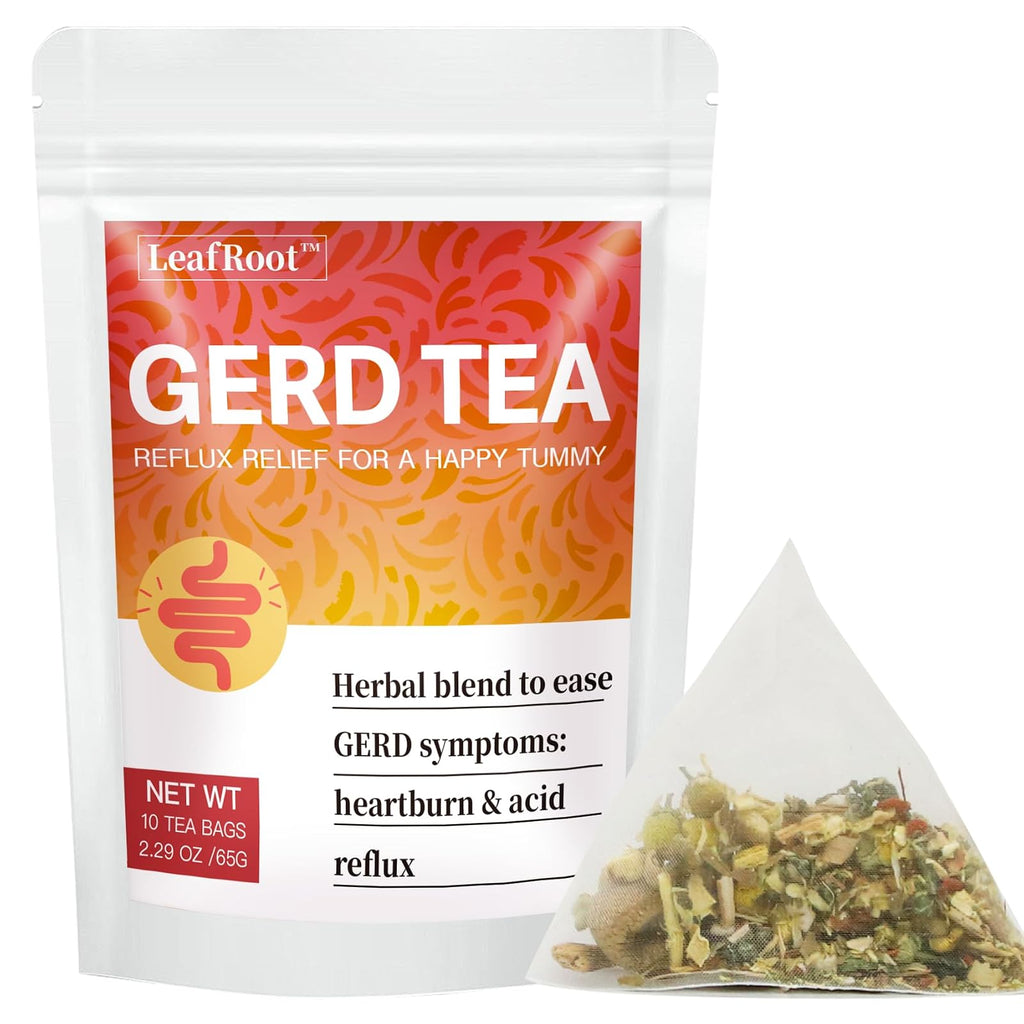 LEAFROOT herbal tea for GERD relief