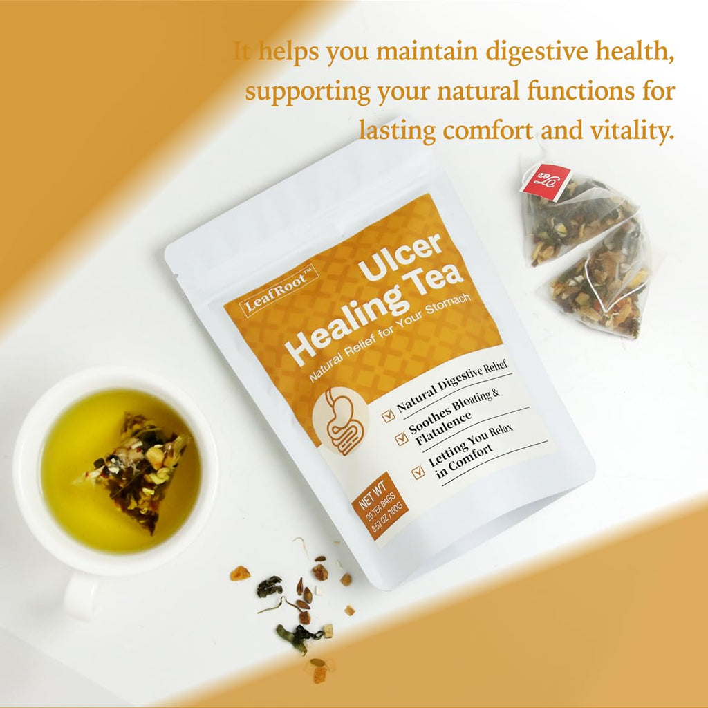 LEAFROOT tea for bloating relief