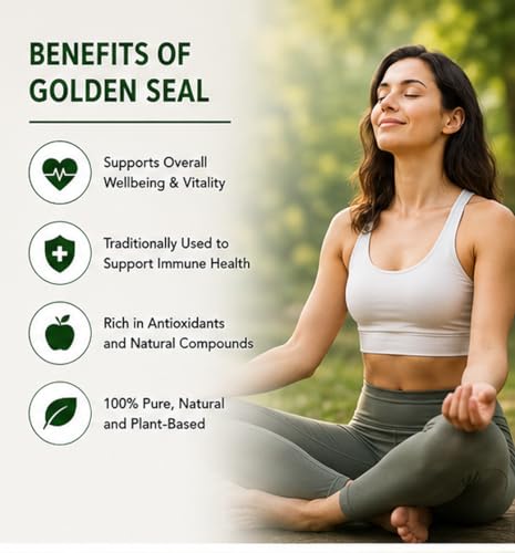 Leafy Organic goldenseal root powder