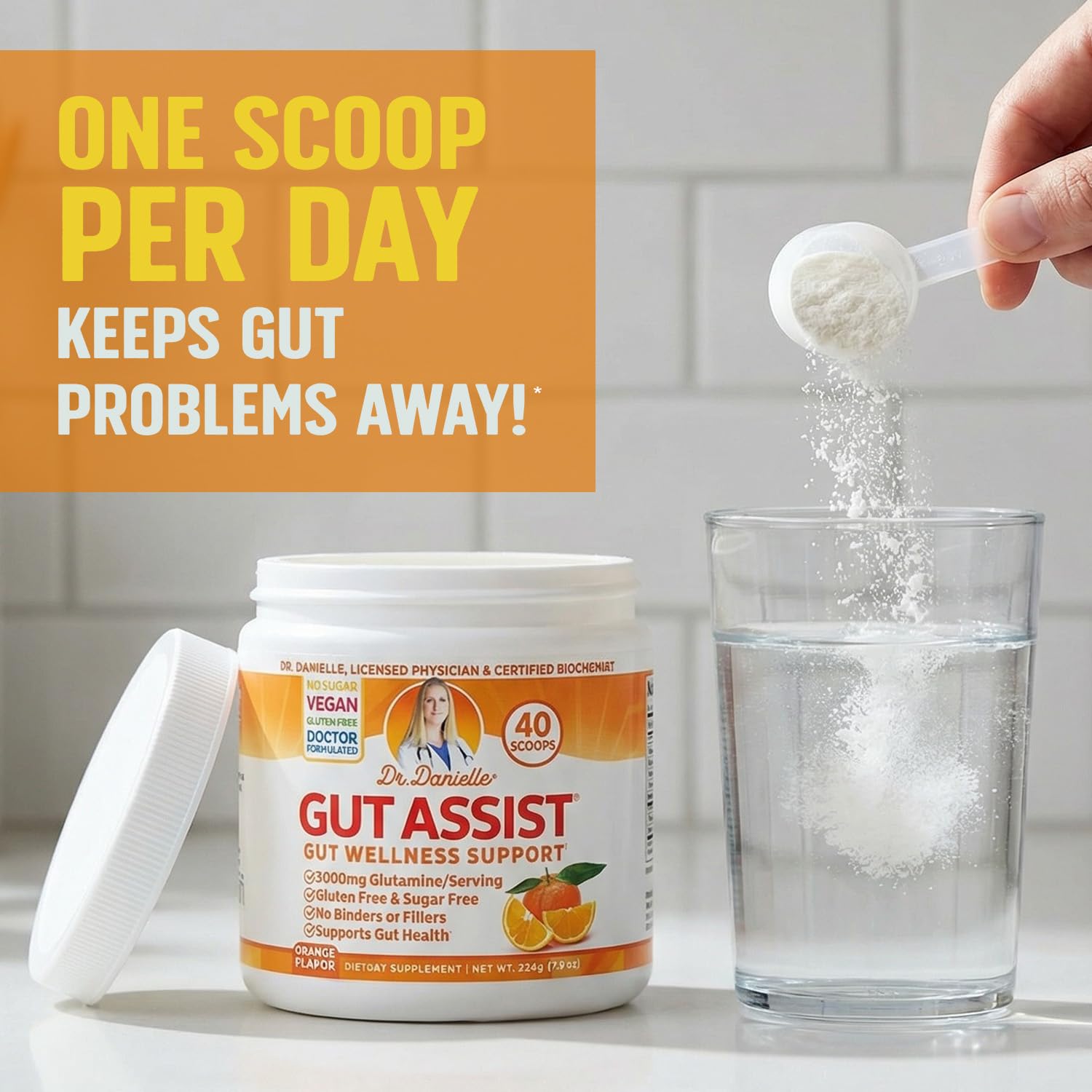 leaky gut support multivitamin powder