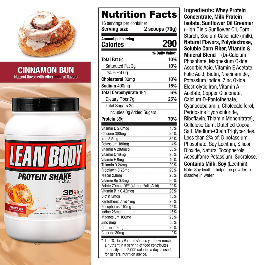Lean Body protein for muscle recovery