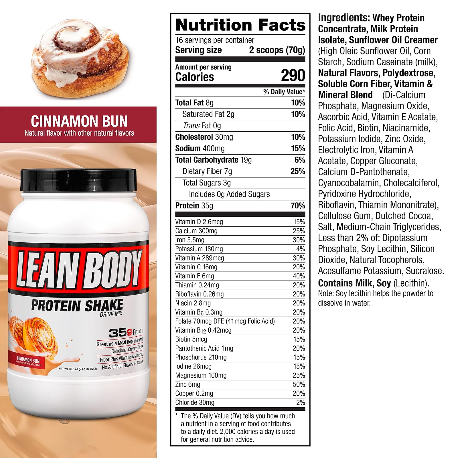 Lean Body protein for muscle recovery