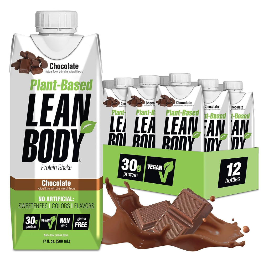 lean body vegan chocolate protein shake