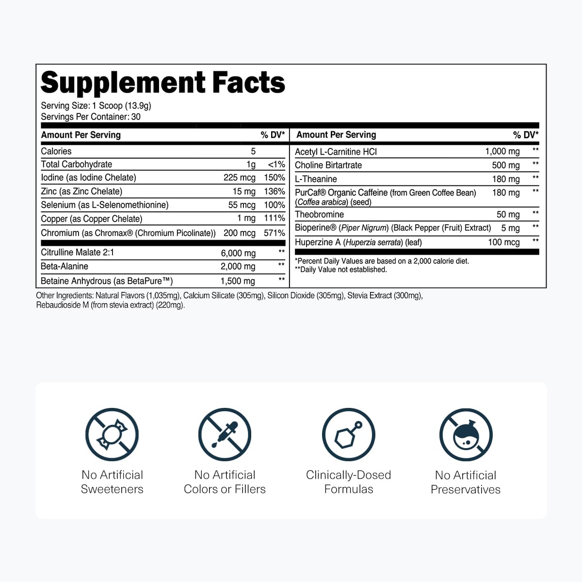 lean pre-workout for intense workouts