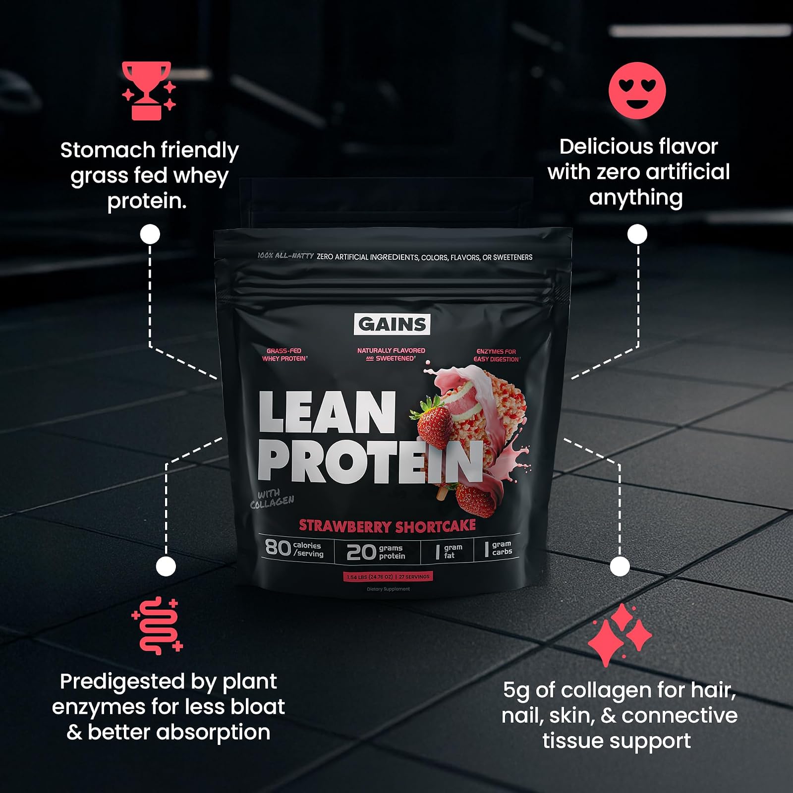 lean whey protein for muscle gain