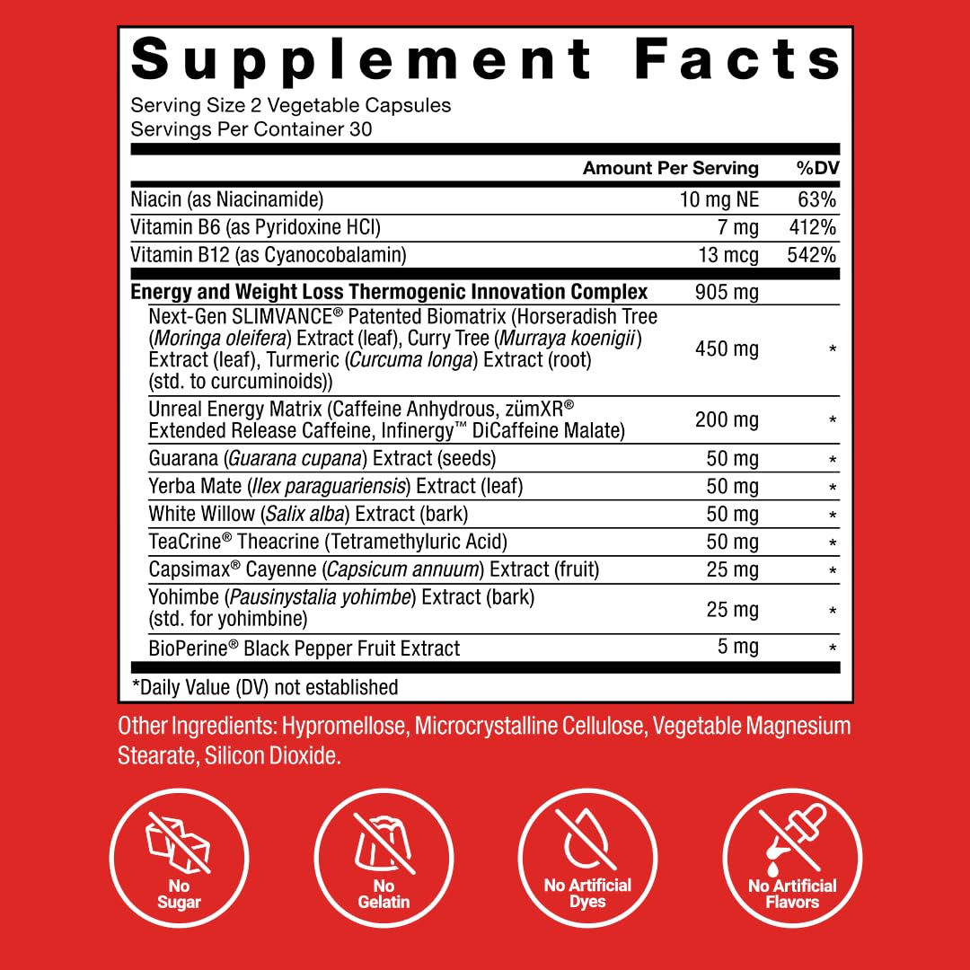 LeanFire SLIMVANCE fat burners for fitness