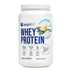 LeanFit whey protein natural vanilla powder