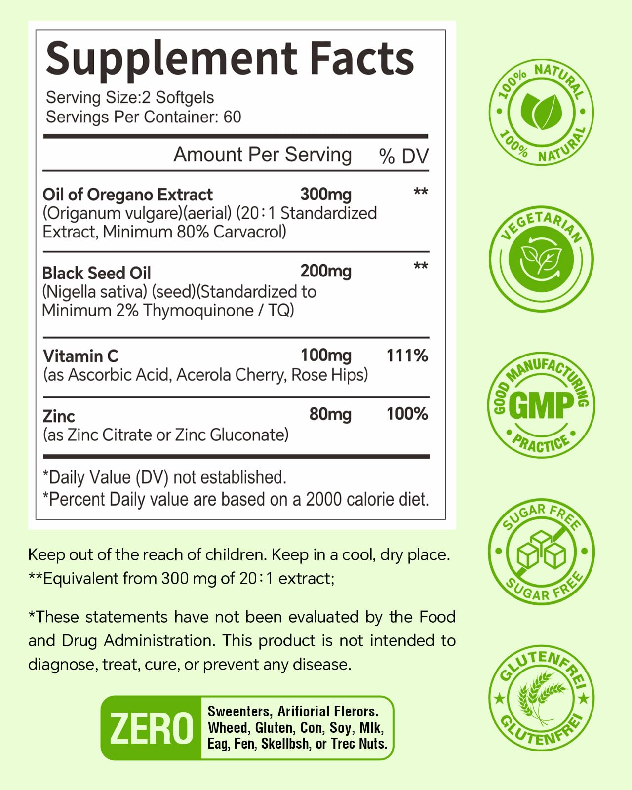 LEAYIUKAN oregano oil for wellness