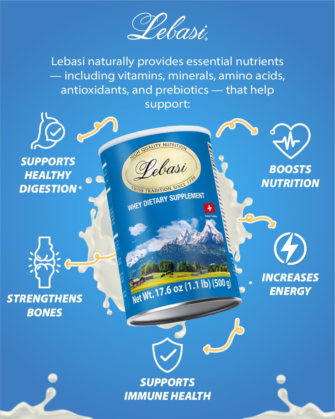 LEBASI whey protein for daily energy boost