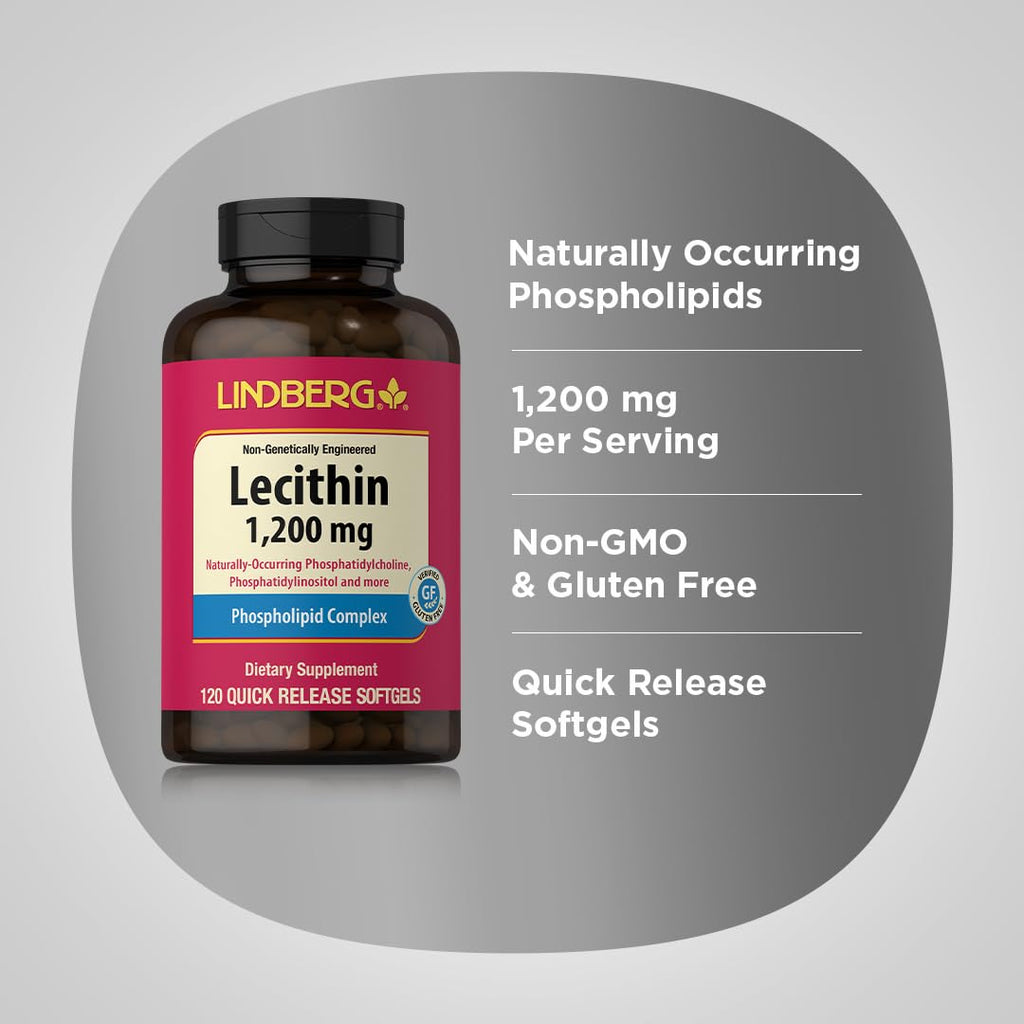 Lecithin capsules for heart health
