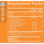Lecithin softgels for brain support