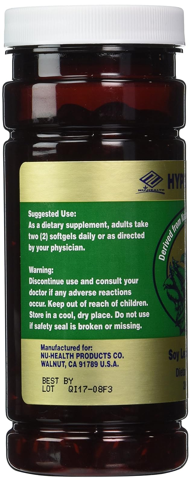 Lecithin softgels for healthy digestion