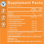 Lecithin softgels support brain health