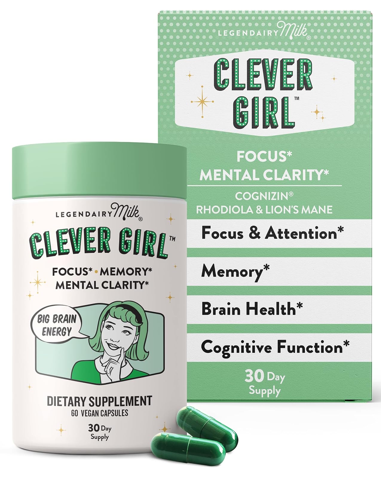 Legendairy Milk Clever Girl focus supplement