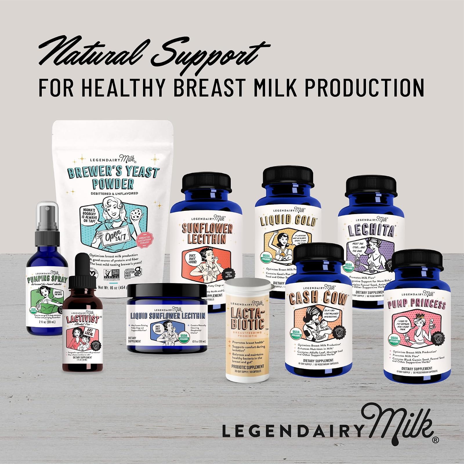 Legendairy Milk Lacta-Biotic probiotic capsules