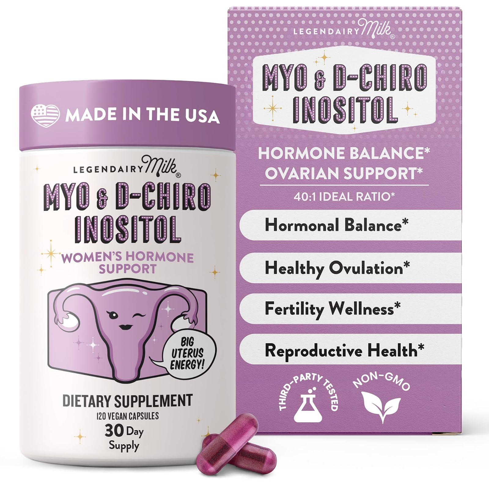 Legendairy Milk Myo-Inositol capsules
