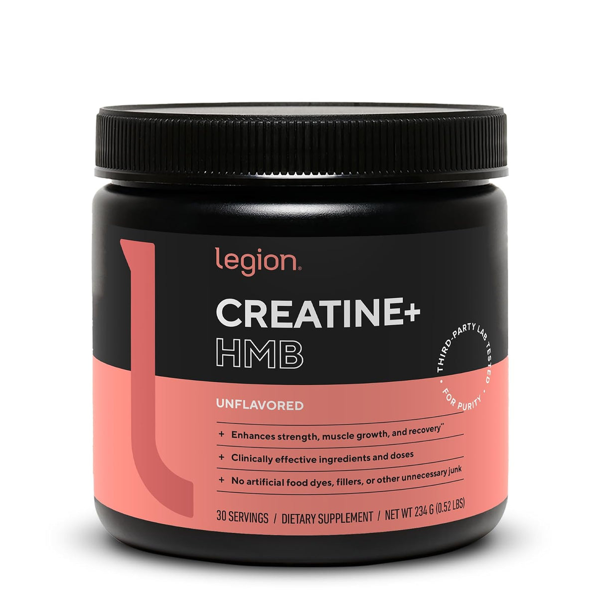 Legion creatine HMB powder for muscle gain