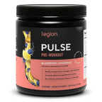 LEGION pre-workout blueberry lemonade flavor