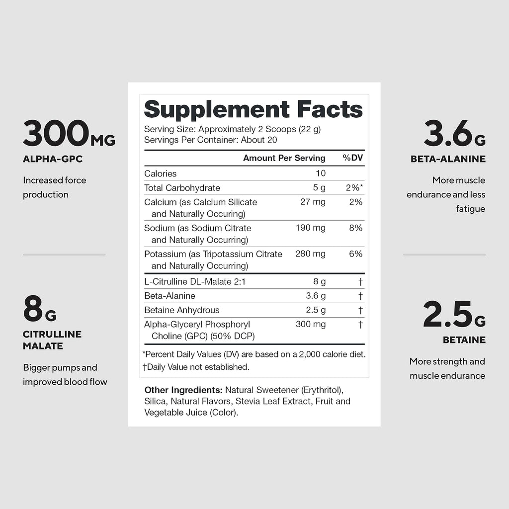 LEGION pre-workout for energy boost
