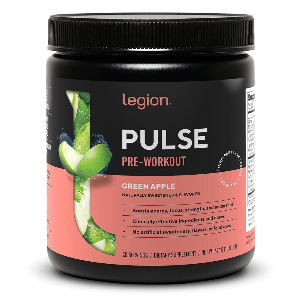 LEGION pre-workout green apple flavour