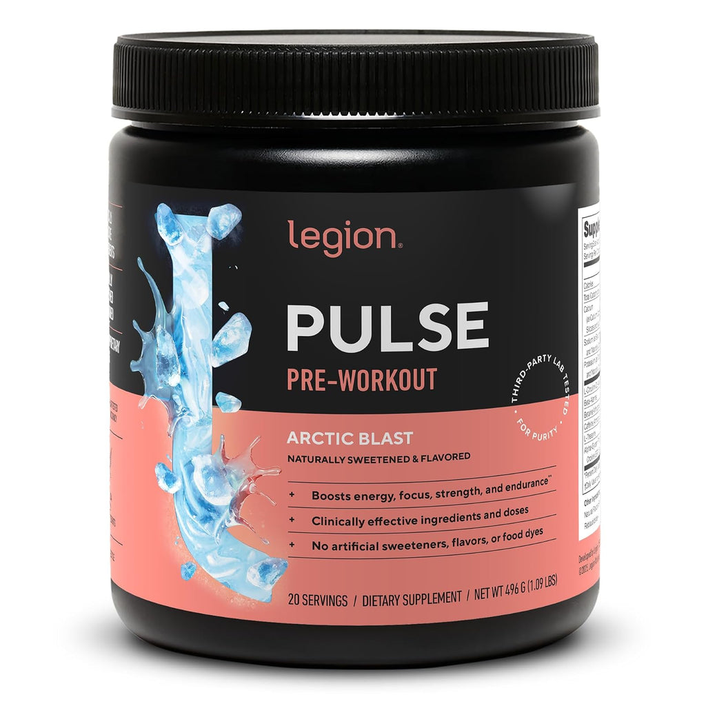 LEGION Pulse pre-workout Arctic Blast flavour