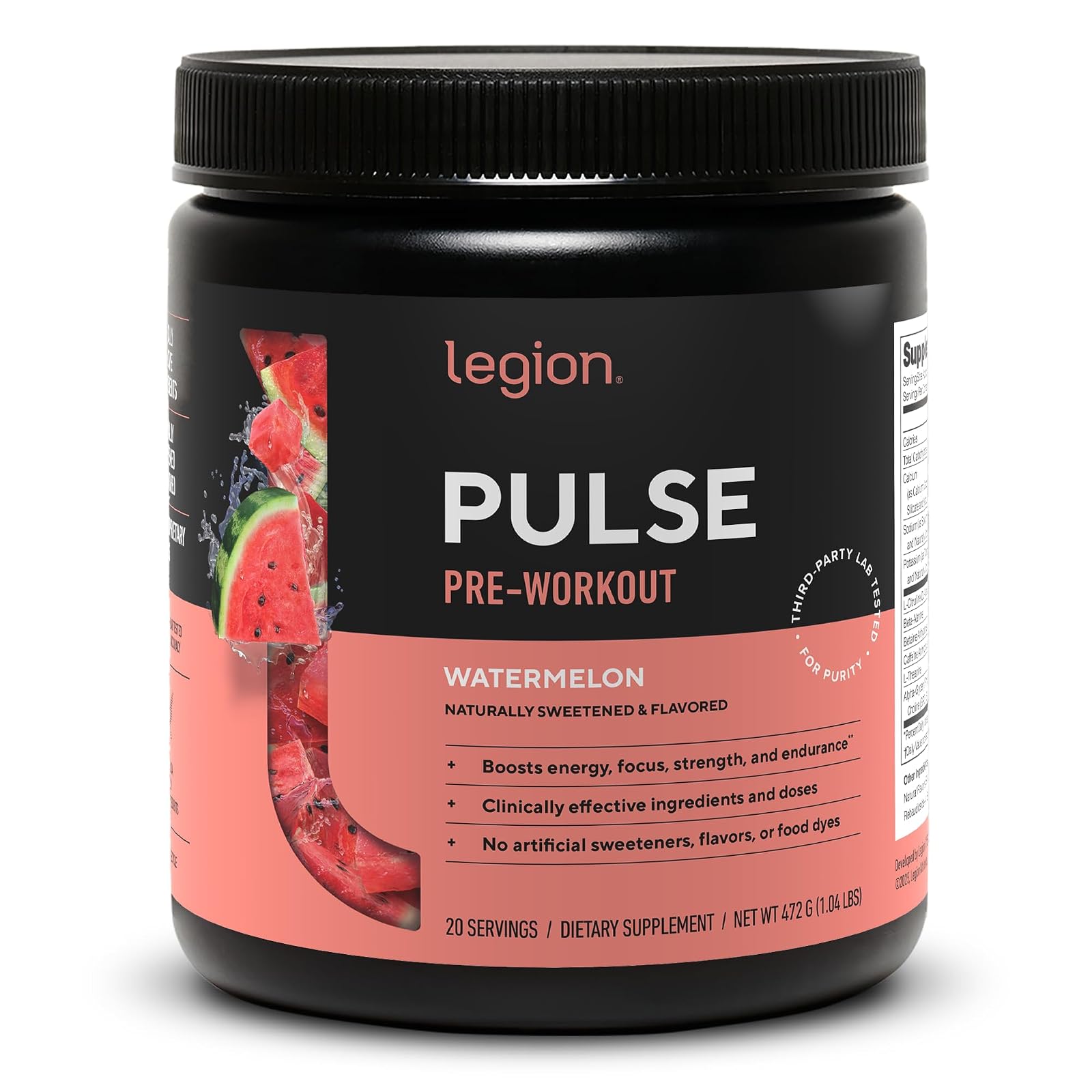 LEGION Pulse pre-workout watermelon flavour