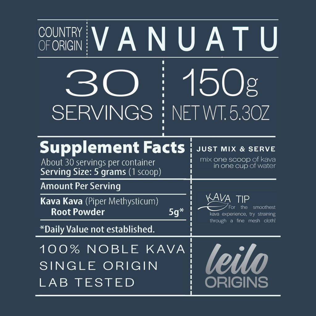 Leilo kava kava for calmness