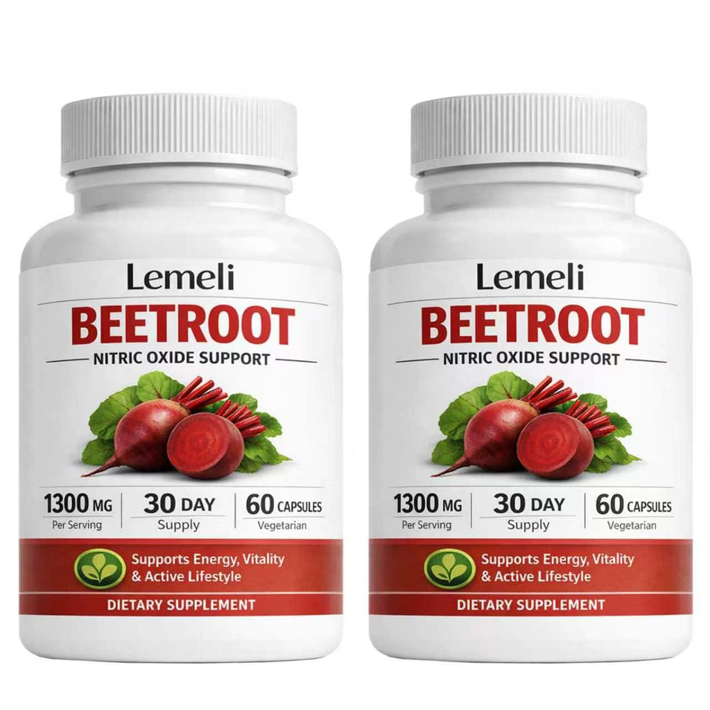 Lemeli beet root capsules for energy