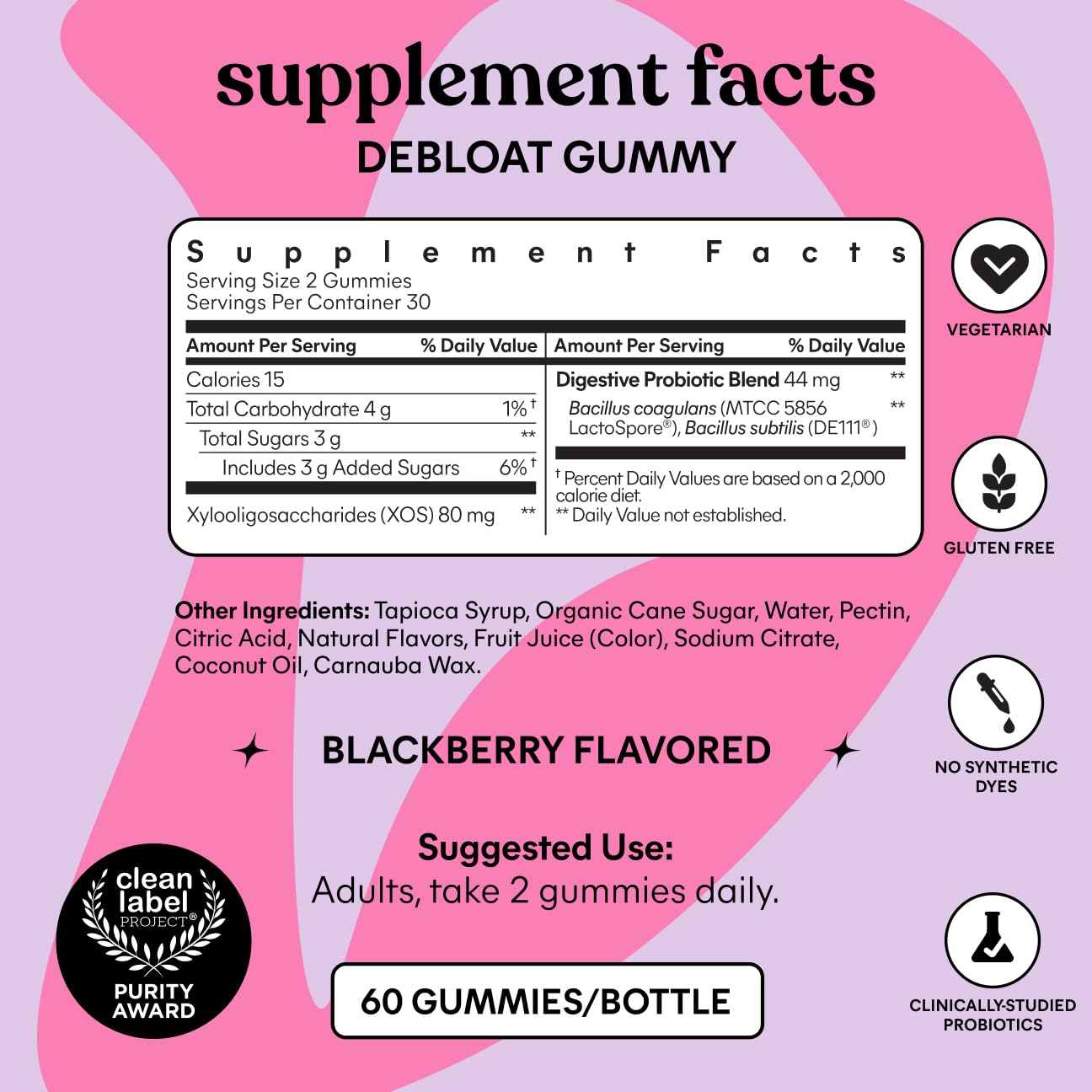 Lemme Debloat gummies for bloating relief