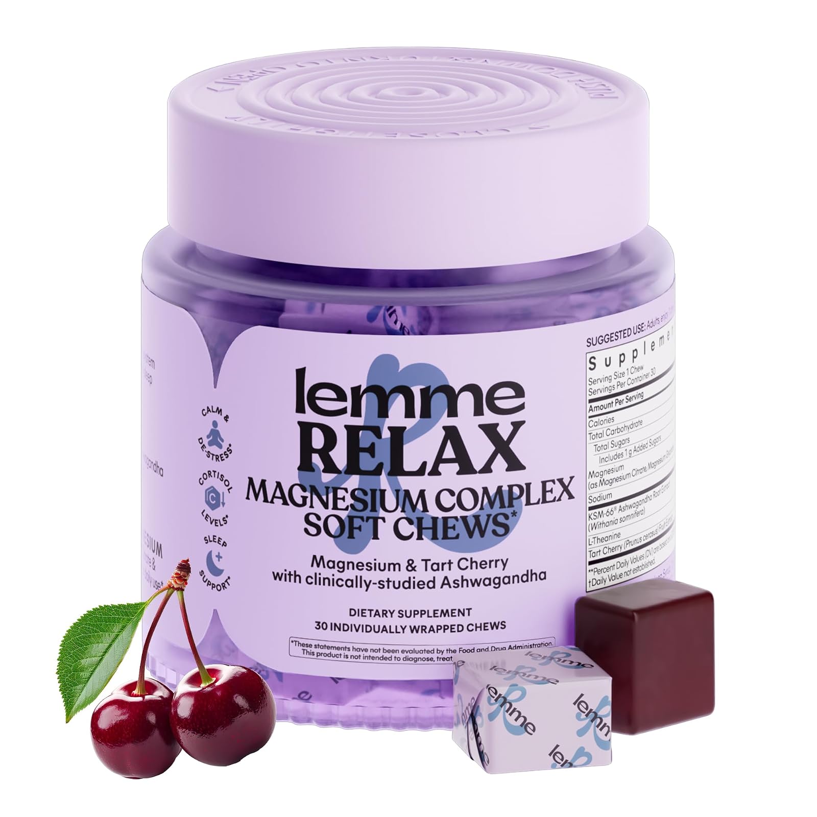 Lemme Relax magnesium soft chews