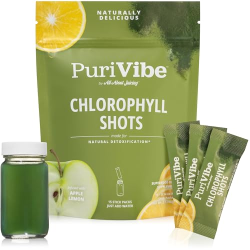 Lemon apple chlorophyll powder sticks