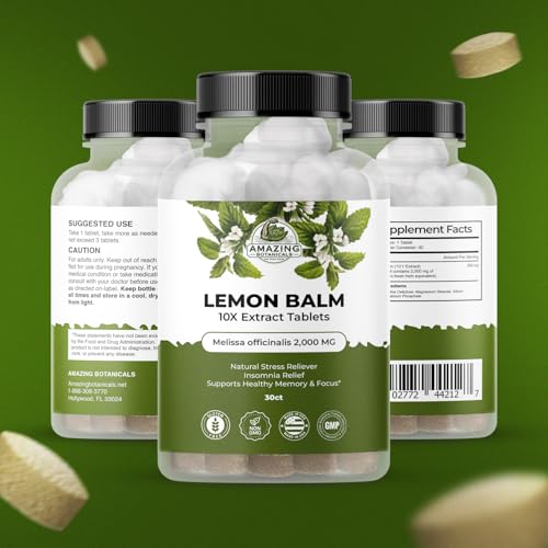 Lemon Balm 10X extract for anxiety support
