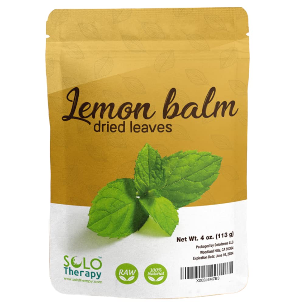 lemon balm dried leaves for tea
