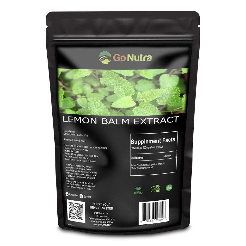 Lemon Balm extract powder for relaxation