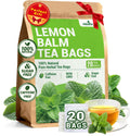 lemon balm herbal tea bags for relaxation