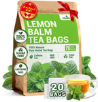 lemon balm herbal tea bags for relaxation