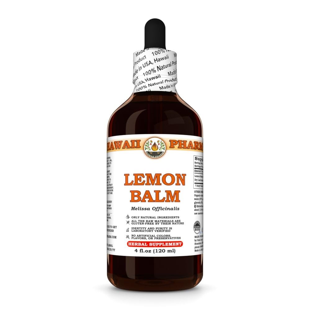 lemon balm herbal tincture benefits