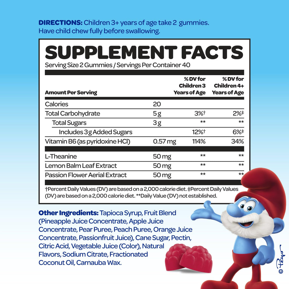 Lemon balm kids calm gummies