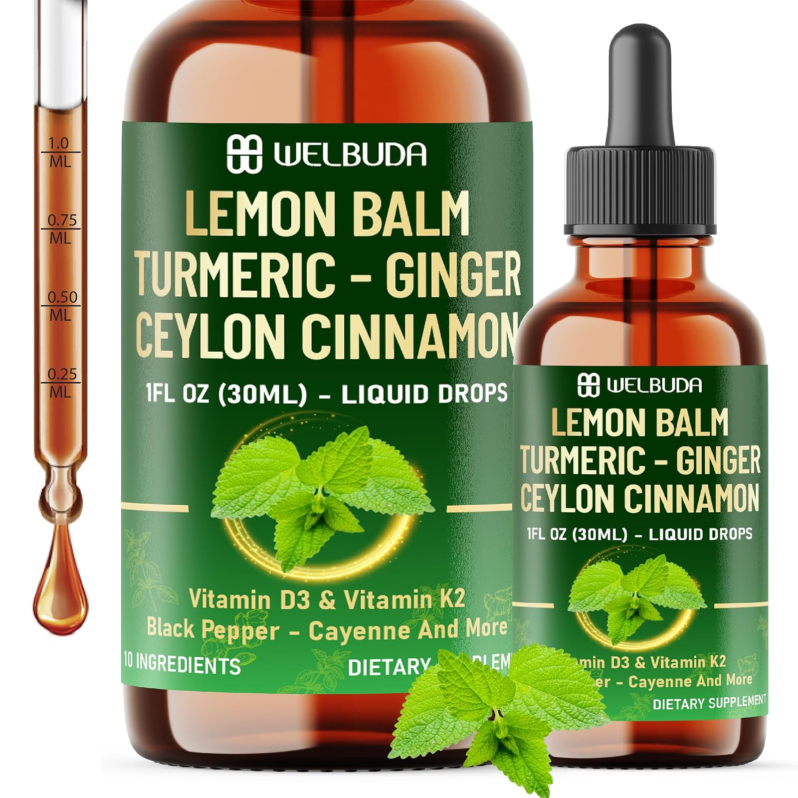 Lemon balm liquid drops benefits