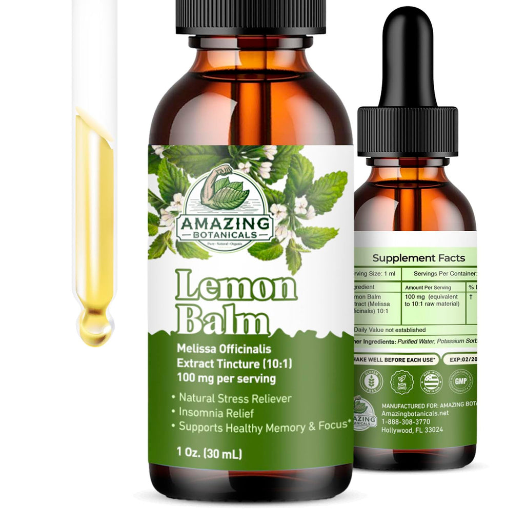 lemon balm liquid extract benefits