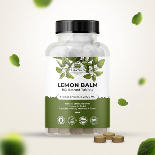 Lemon Balm supplements for better sleep