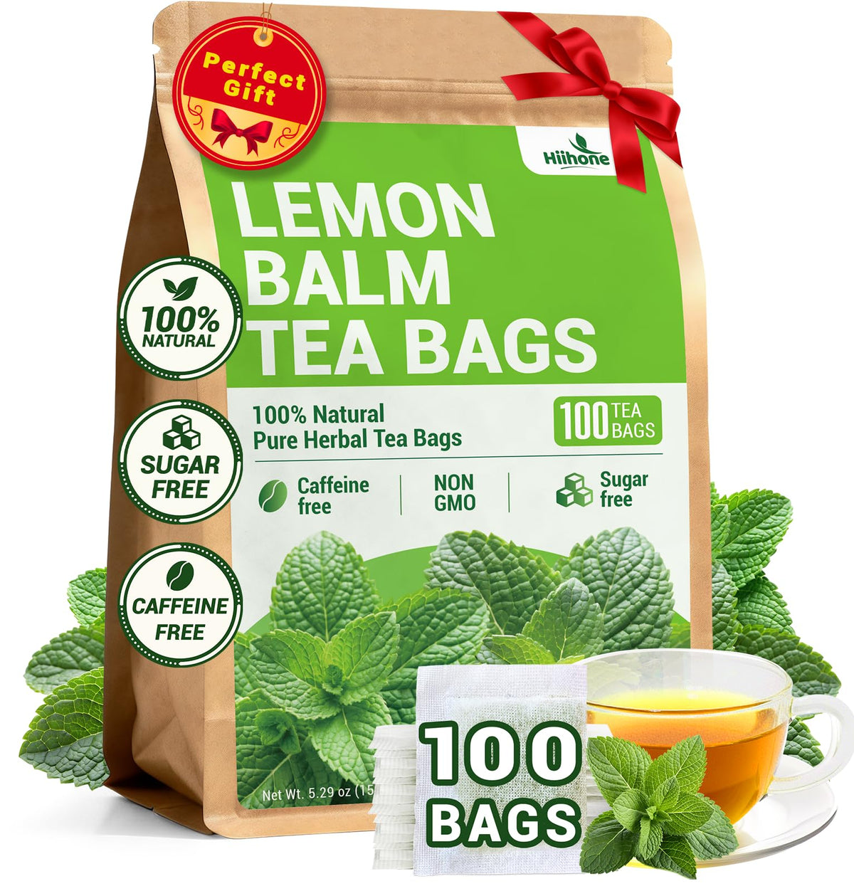 lemon balm tea bags for relaxation
