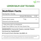 lemon balm tea for better sleep
