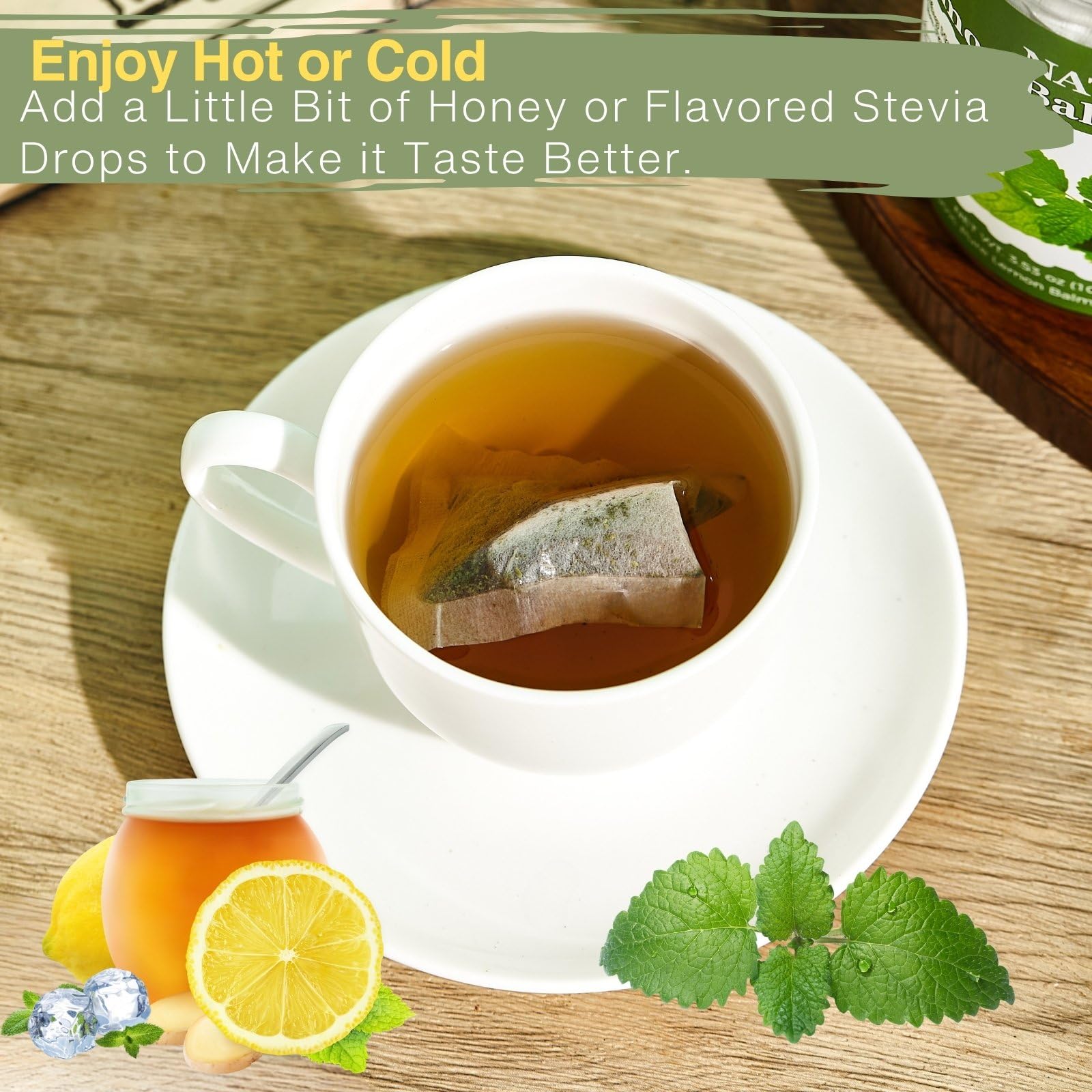 lemon balm tea for stress relief