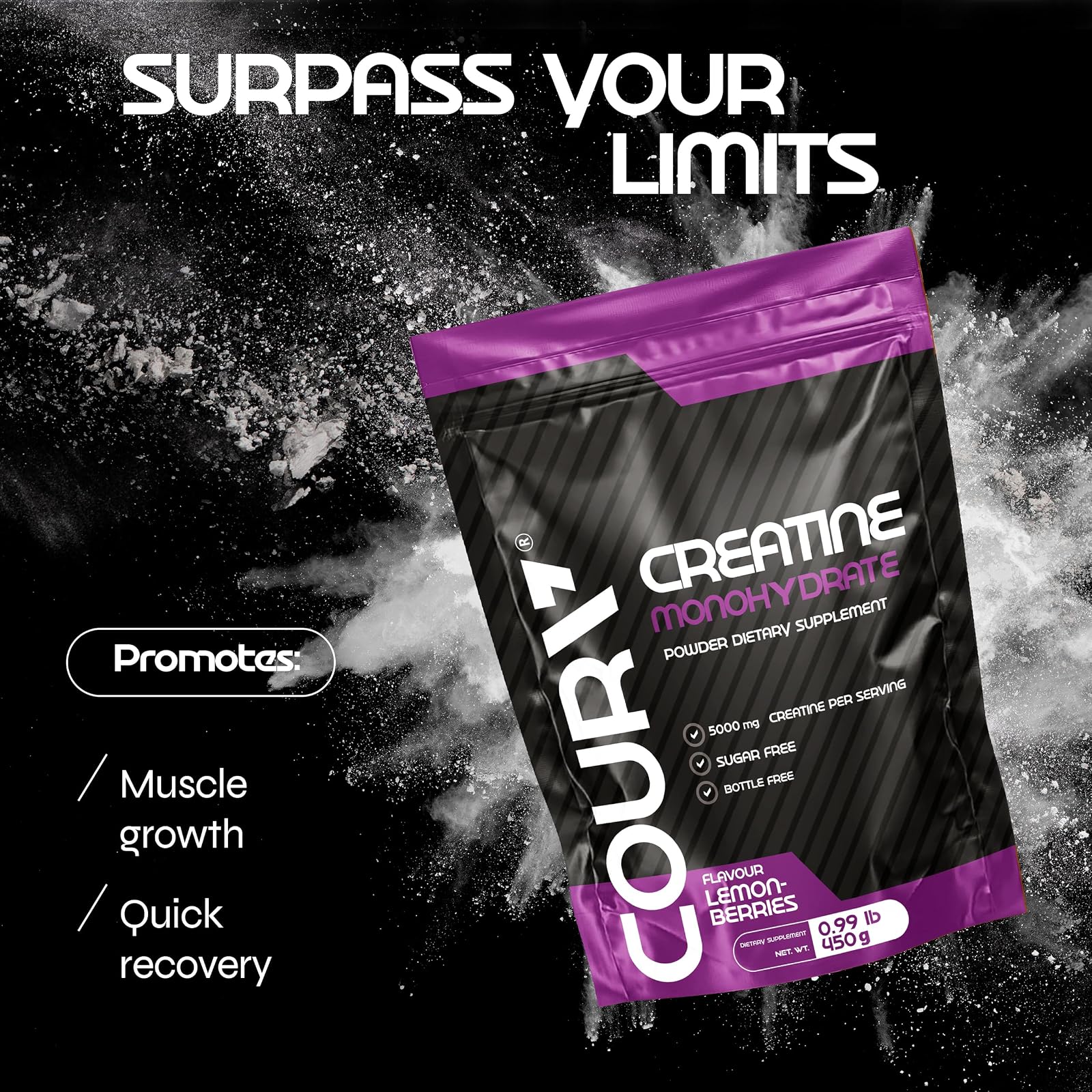 lemon-berries creatine for refreshing taste