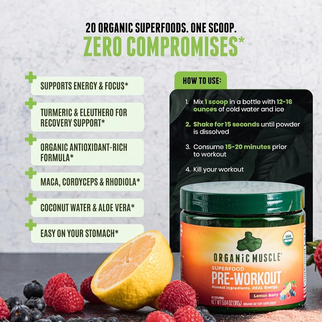 lemon berry pre-workout supplement