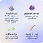 Lemon citrus magnesium powder packets